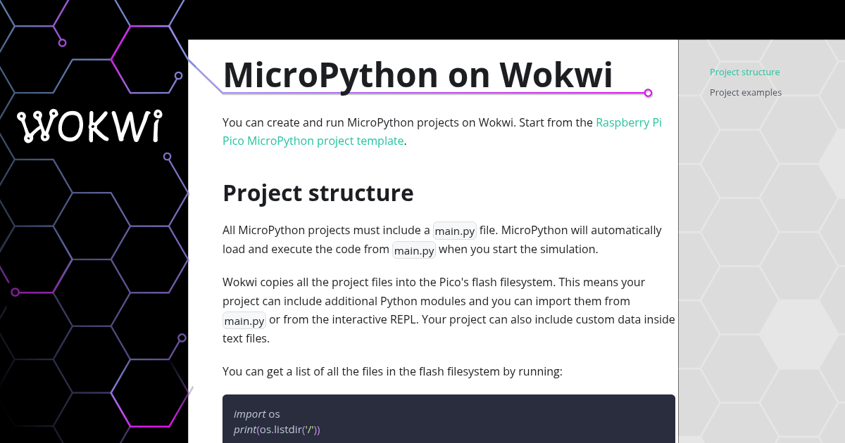 MicroPython on Wokwi | Wokwi Docs