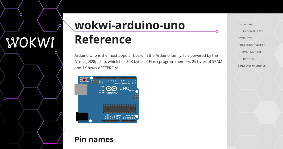 wokwi-arduino-uno Reference | Wokwi Docs wokwi-arduino-uno Reference | Wokwi Docs