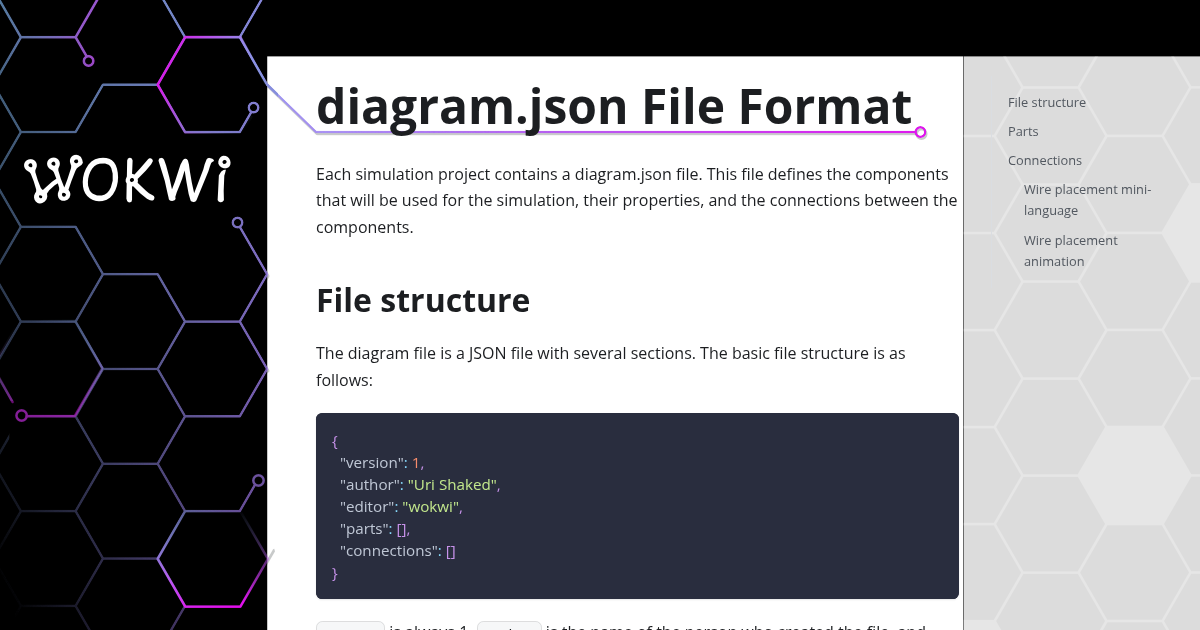 diagram.json File Format | Wokwi Docs