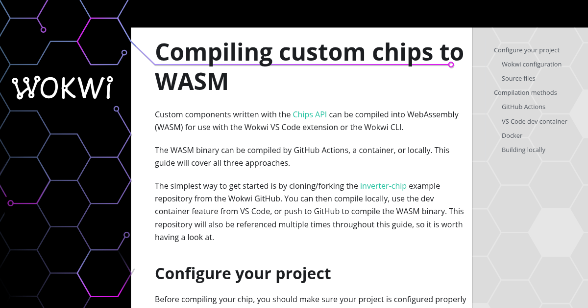 Compiling custom chips to WASM | Wokwi Docs