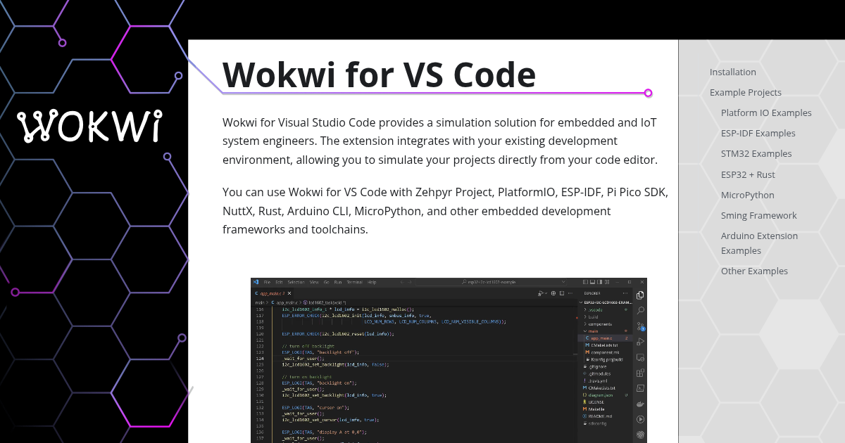 Getting Started with Wokwi for VS Code | Wokwi Docs