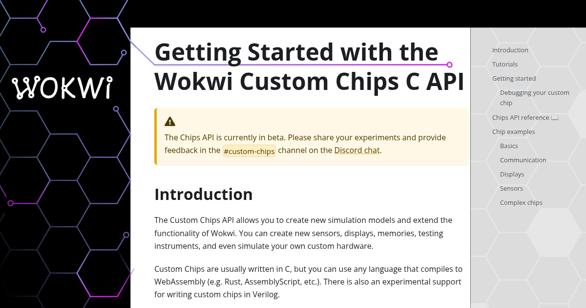 Getting Started With The Wokwi Custom Chips C Api Wokwi Docs