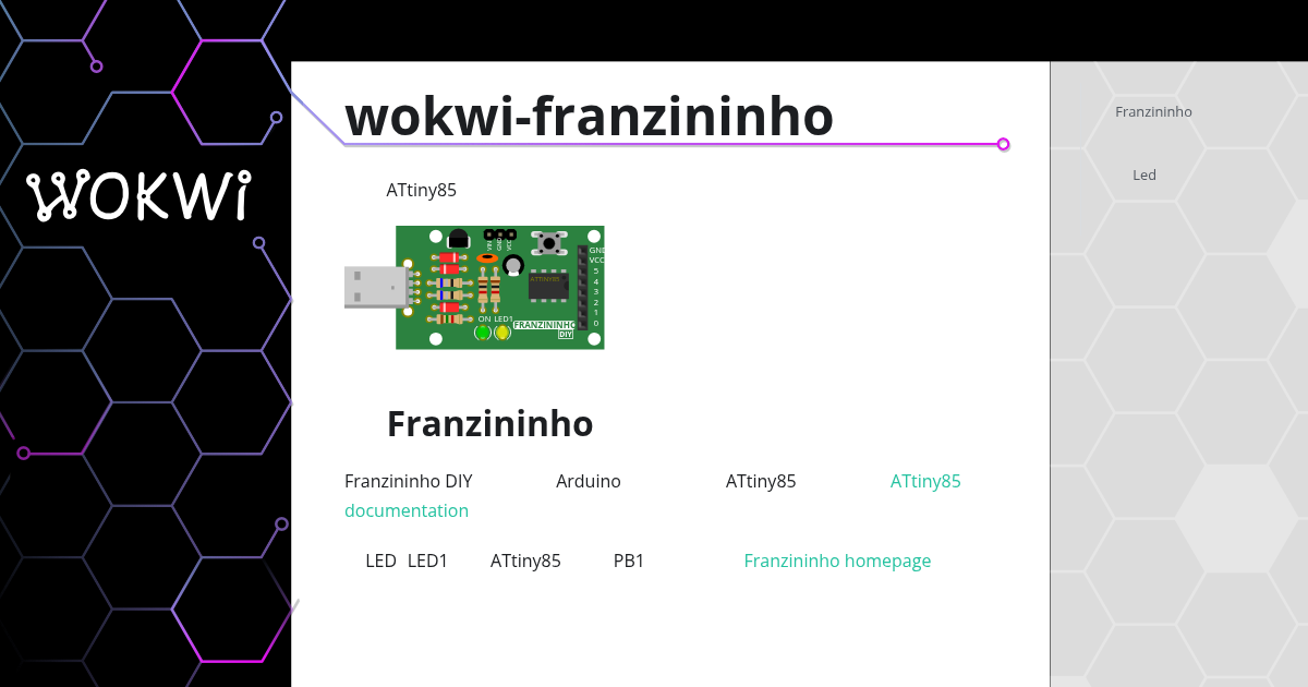 Wokwi Franzininho参考 Wokwi Docs 0736
