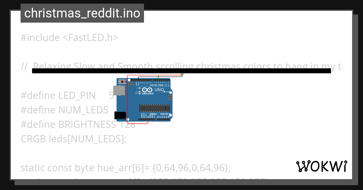 christmas_reddit.ino - Wokwi ESP32, STM32, Arduino Simulator