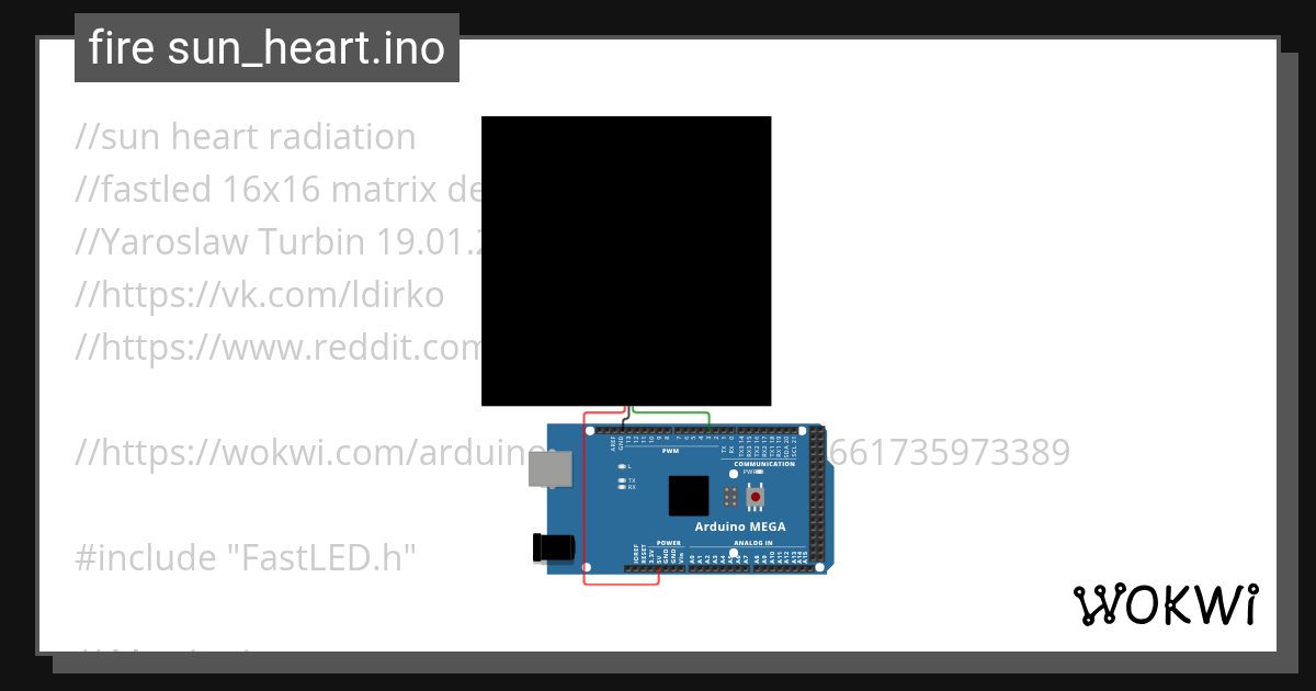 fire sun_heart.ino - Wokwi ESP32, STM32, Arduino Simulator