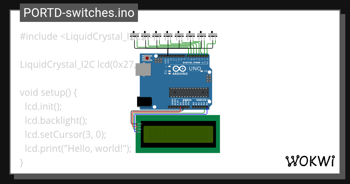 PORTD-switches.ino - Wokwi ESP32, STM32, Arduino Simulator PORTD-switches.ino - Wokwi ESP32, STM32, Arduino Simulator