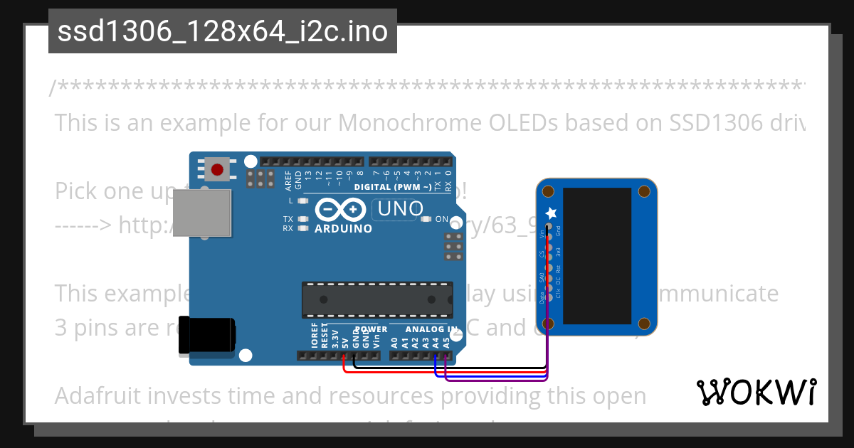 ssd1306_128x64_i2c.ino - Wokwi ESP32, STM32, Arduino Simulator