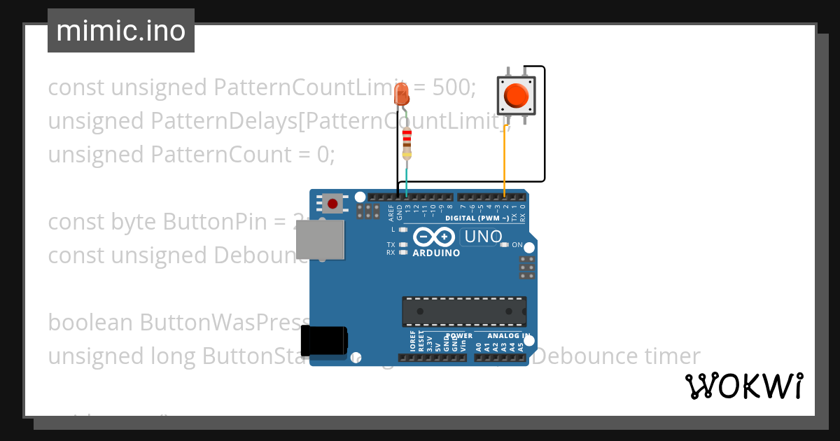mimic.ino - Wokwi ESP32, STM32, Arduino Simulator