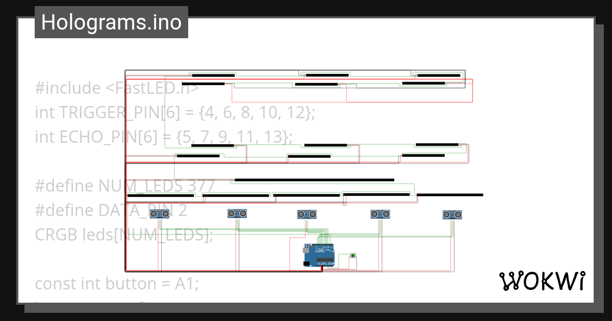 Holograms.ino - Wokwi ESP32, STM32, Arduino Simulator