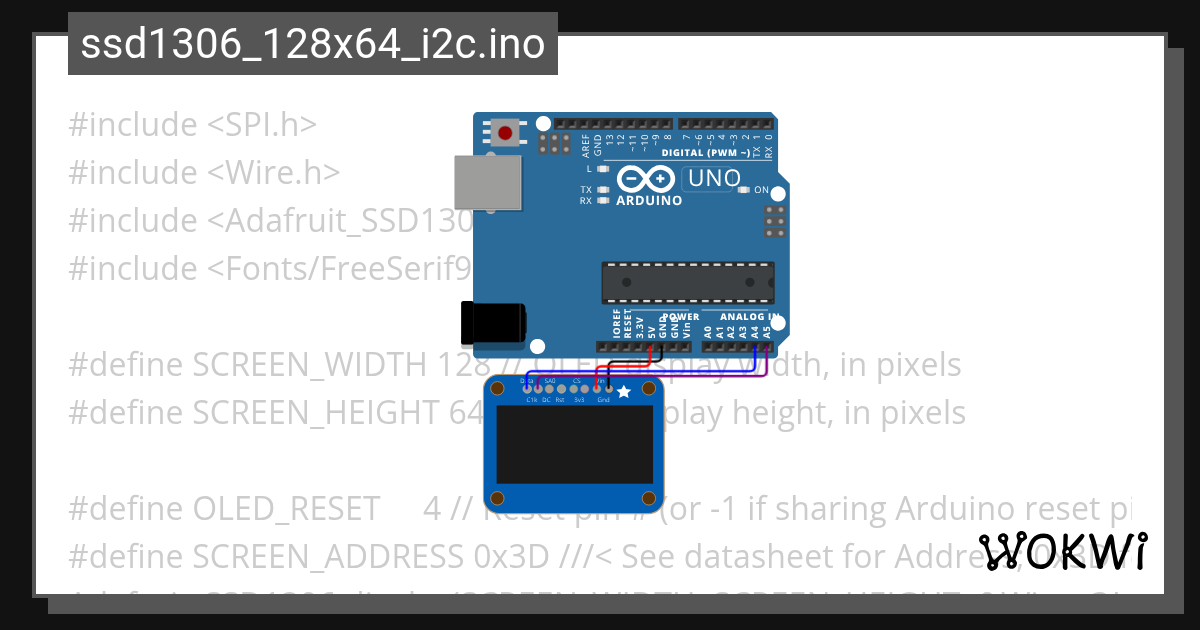 Final Version with proper scrolling(2D array) - Wokwi ESP32, STM32, Arduino Simulator