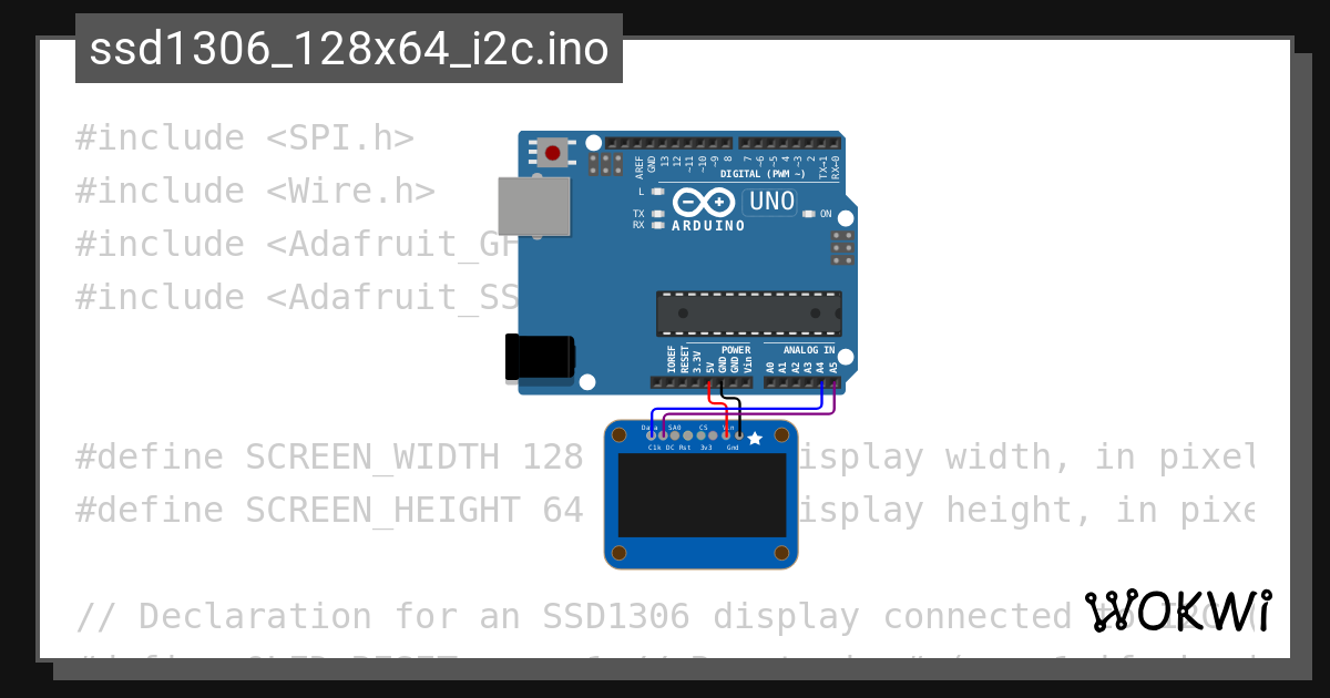 Ssd1306 Scrolling Text Wokwi Esp32 Stm32 Arduino Simulator 