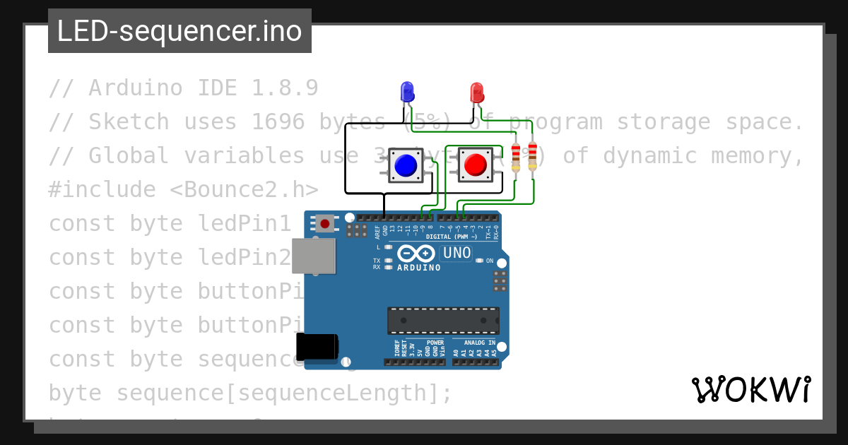 Led O Wokwi Esp32 Stm32 Arduino Simulator