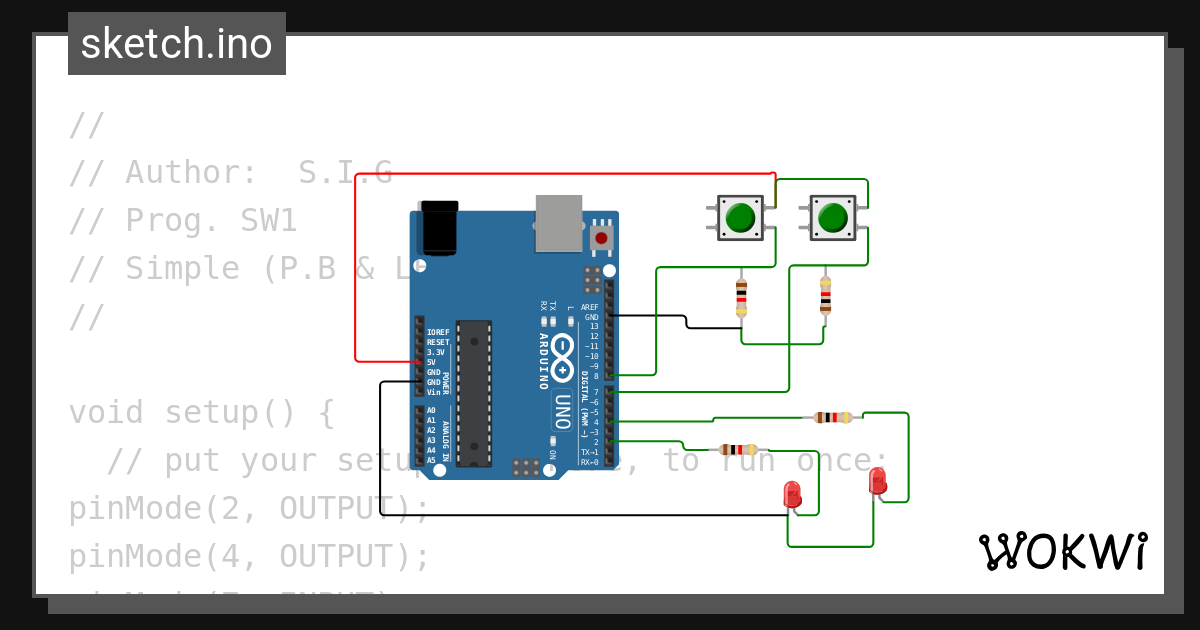 2pbandledo Wokwi Esp32 Stm32 Arduino Simulator 2483