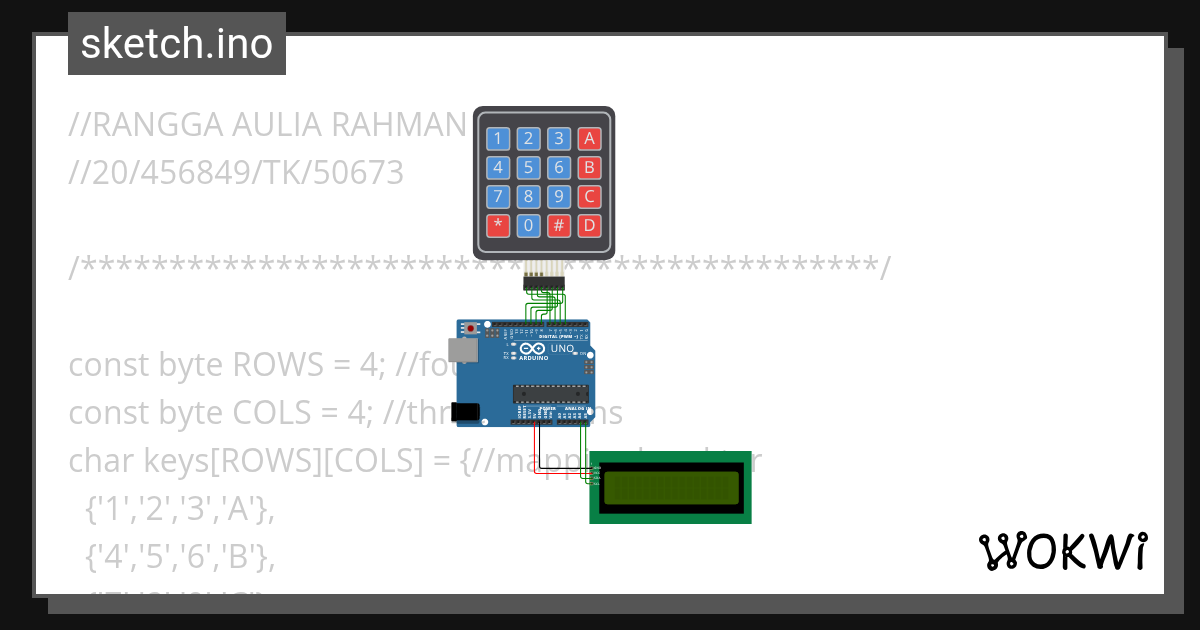 456849_Hands On Keypad - Wokwi ESP32, STM32, Arduino Simulator