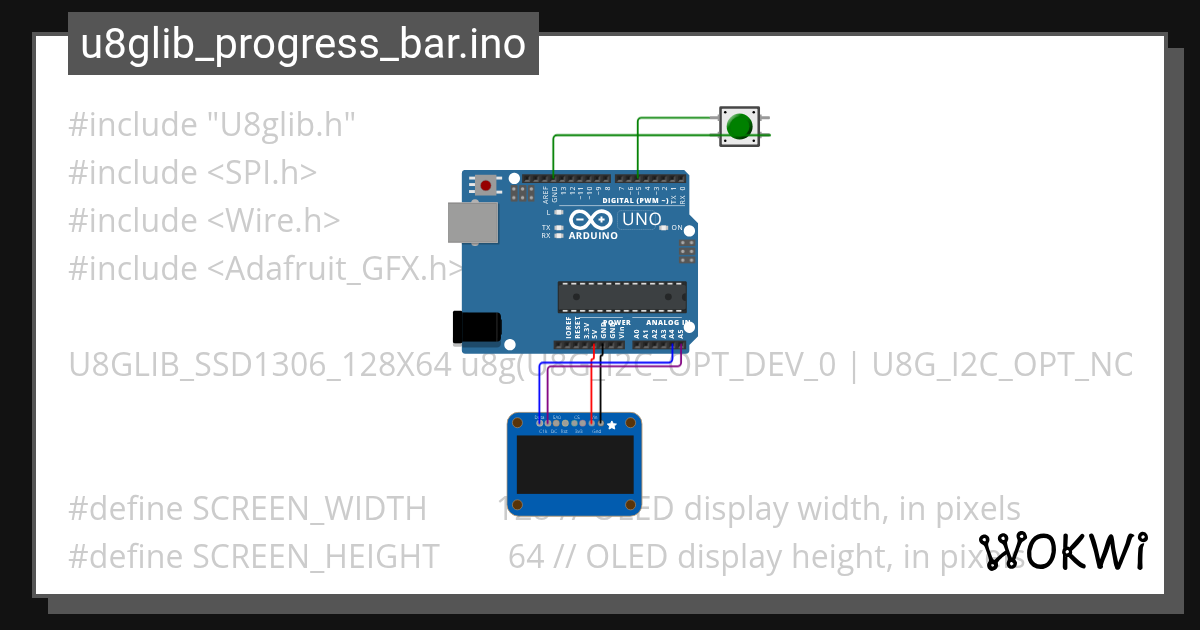 u8glib_progress_bar.ino - Wokwi ESP32, STM32, Arduino Simulator