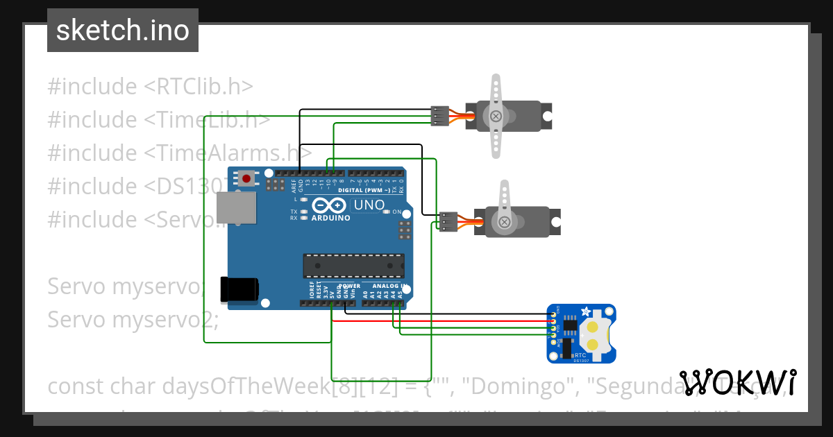 Dosador Automático Wokwi Esp32 Stm32 Arduino Simulator 6373