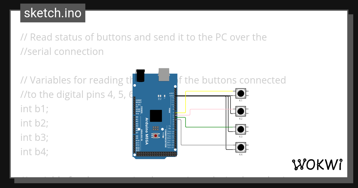 Lab 1 - Ex 2 - Wokwi ESP32, STM32, Arduino Simulator