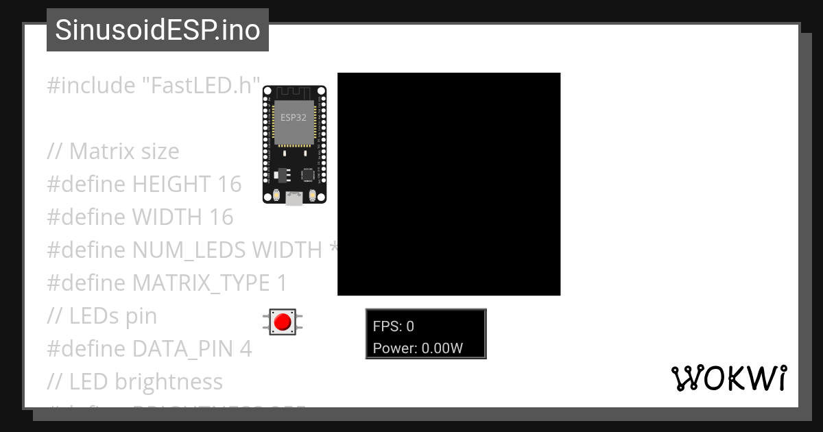 Sinusoid.ino - Wokwi ESP32, STM32, Arduino Simulator