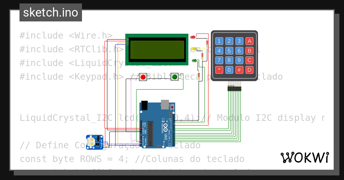Teste Controle V1 Wokwi Esp32 Stm32 Arduino Simulator 0399