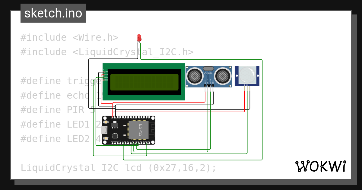 Pirultrasonicdetectorsesp32 Wokwi Esp32 Stm32 Arduino Simulator 2041