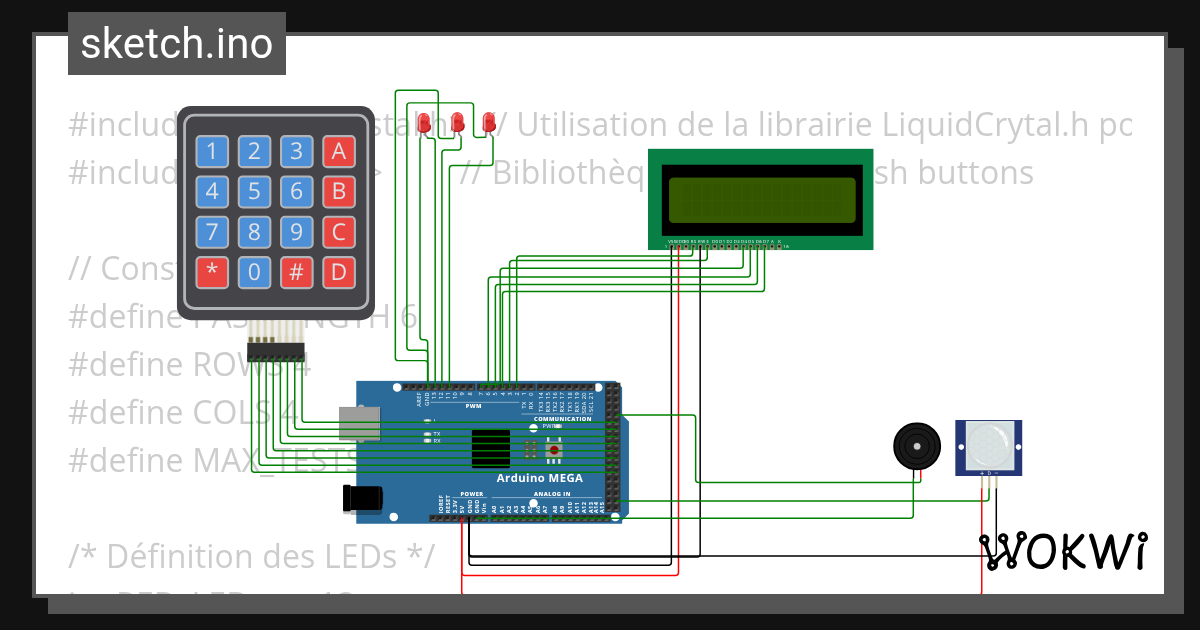 Atelier projet - Wokwi ESP32, STM32, Arduino Simulator