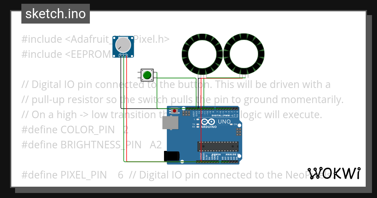 sketch.ino - Wokwi ESP32, STM32, Arduino Simulator