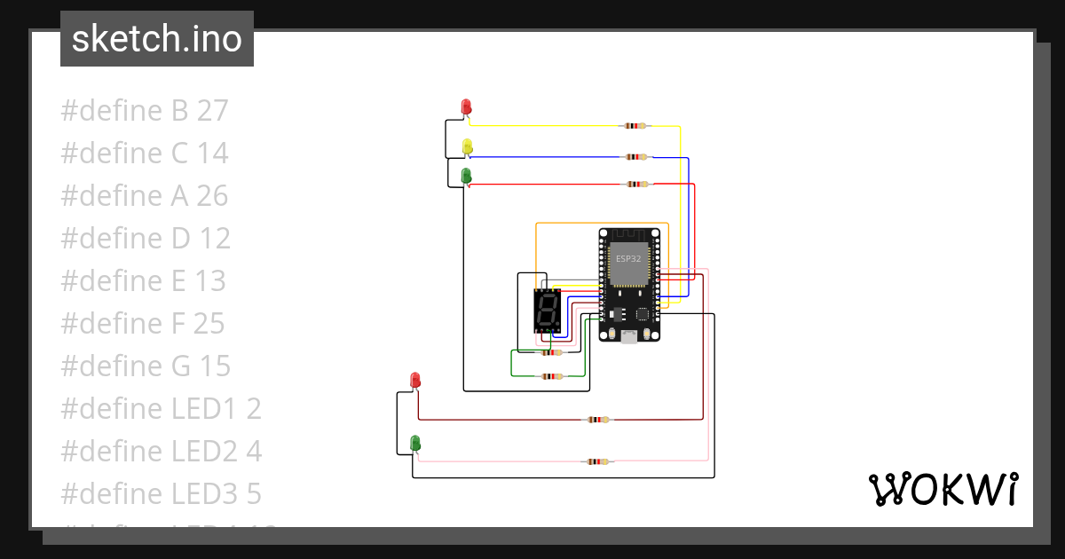 LAB3 ASSINGMENT3 - Wokwi ESP32, STM32, Arduino Simulator