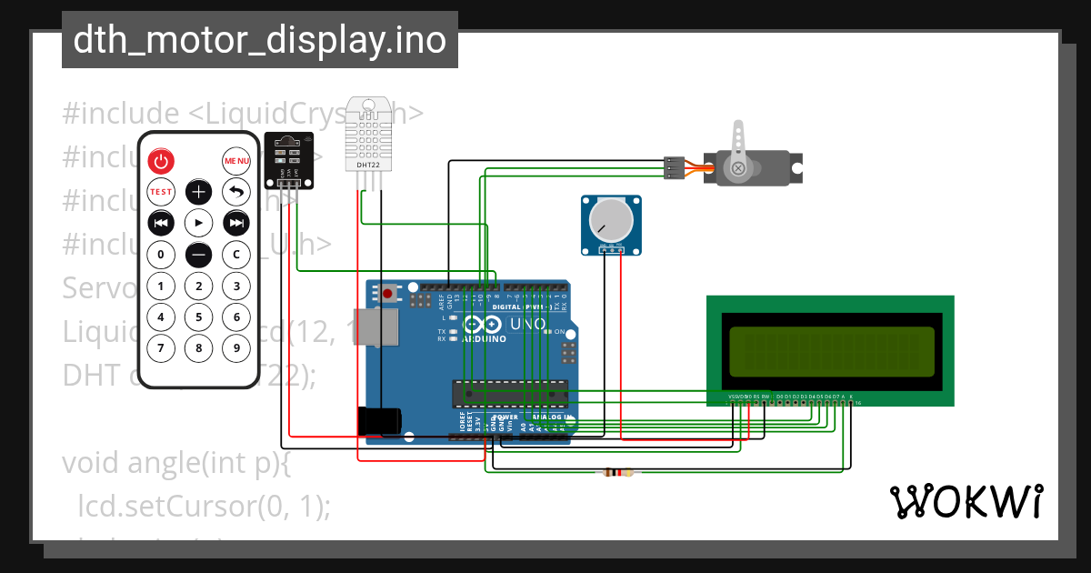 dth_motor_display.ino - Wokwi ESP32, STM32, Arduino Simulator