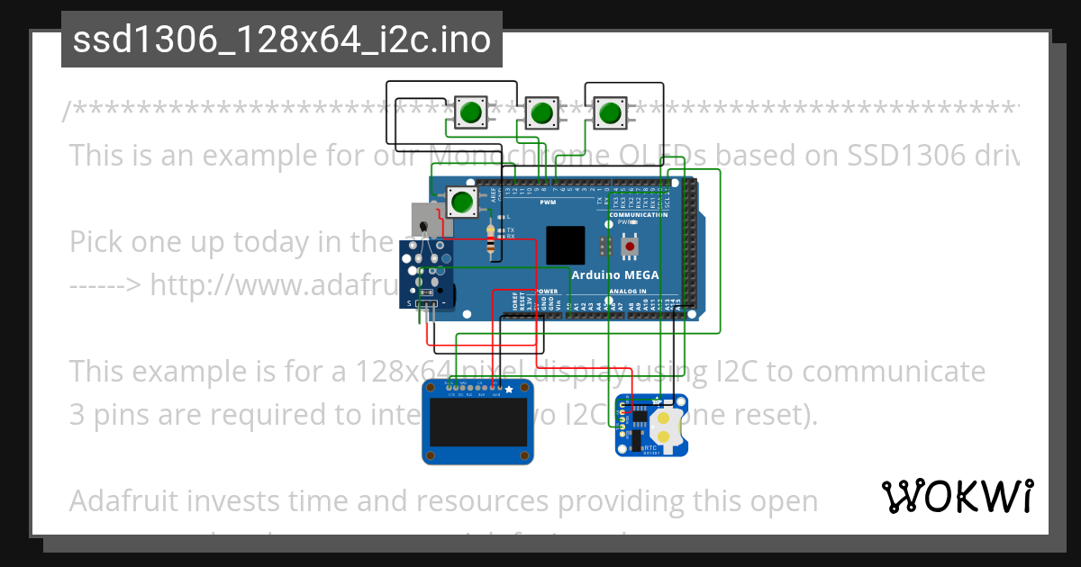 ssd1306_128x64_i2c.ino - Wokwi ESP32, STM32, Arduino Simulator