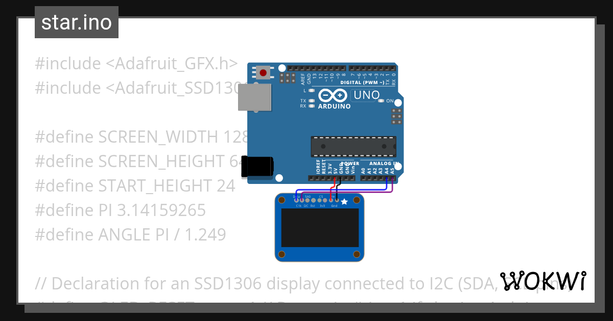 star.ino - Wokwi ESP32, STM32, Arduino Simulator