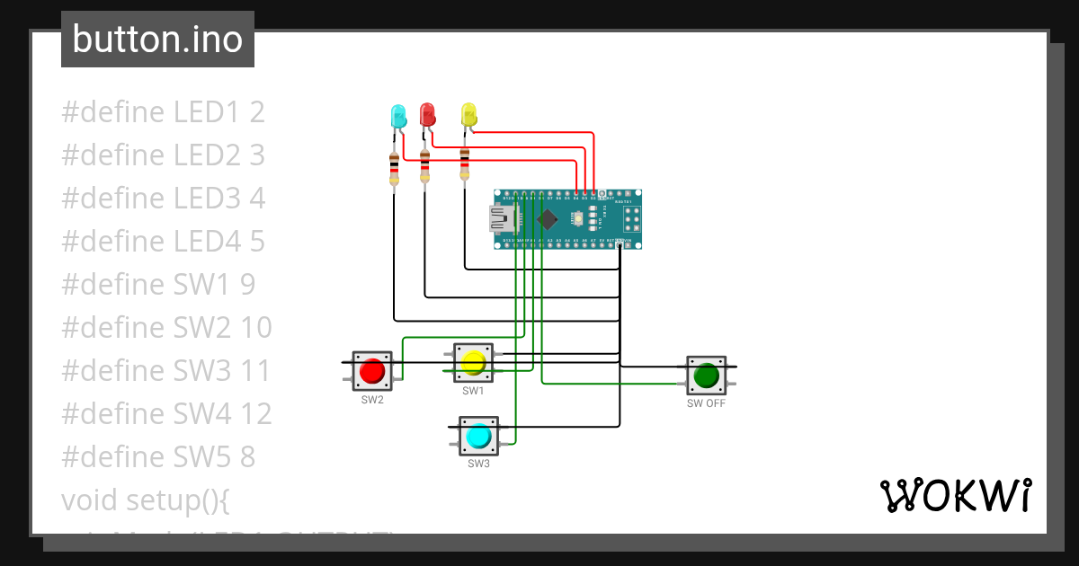 button.ino - Wokwi ESP32, STM32, Arduino Simulator