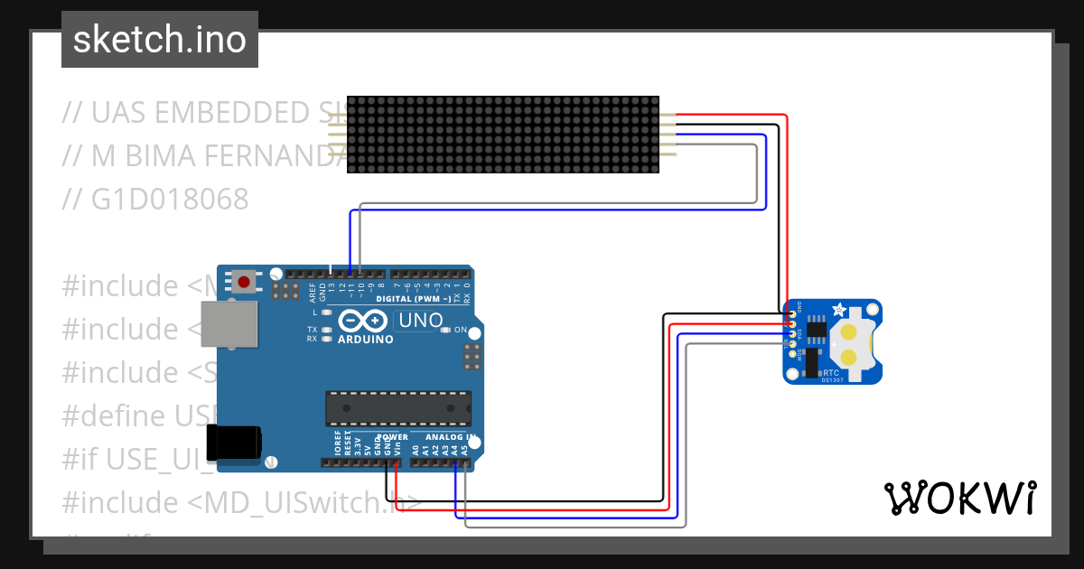 sketch.ino - Wokwi ESP32, STM32, Arduino Simulator