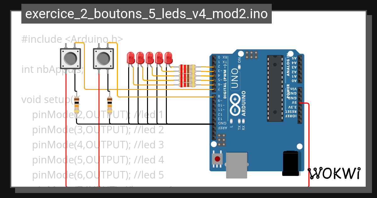 exercice_2_boutons_5_leds_v4_mod2.ino - Wokwi ESP32, STM32, Arduino Simulator