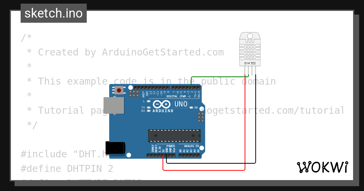 Mengukur Suhu Wokwi Arduino And Esp32 Simulator