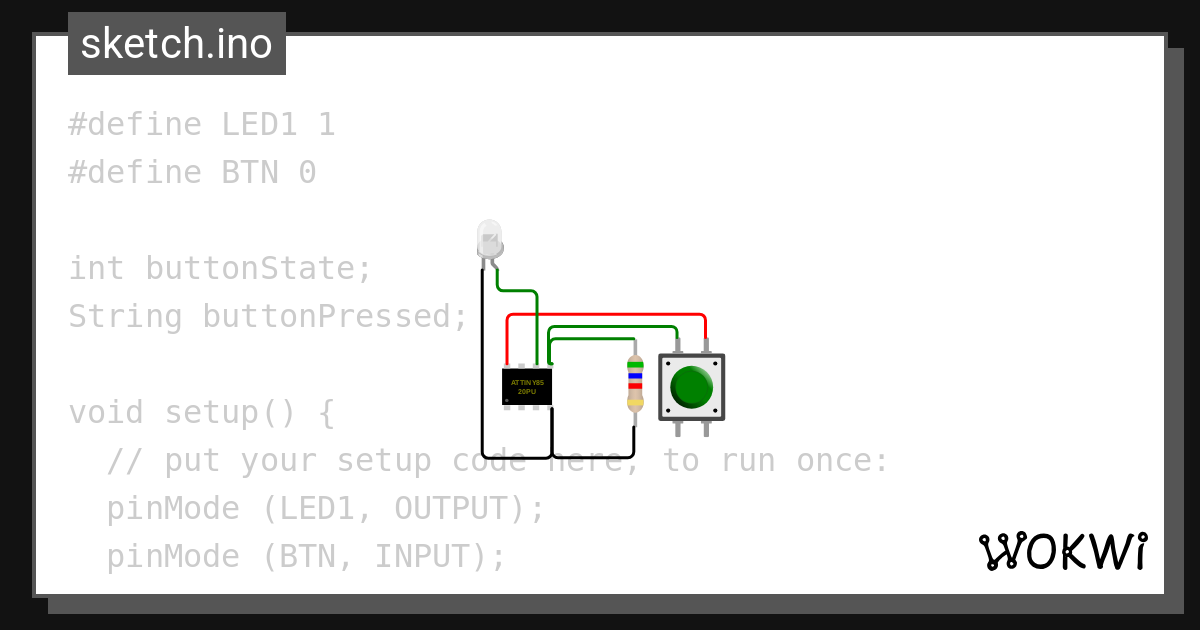 Button Press Release Wokwi Esp32 Stm32 Arduino Simulator 7459
