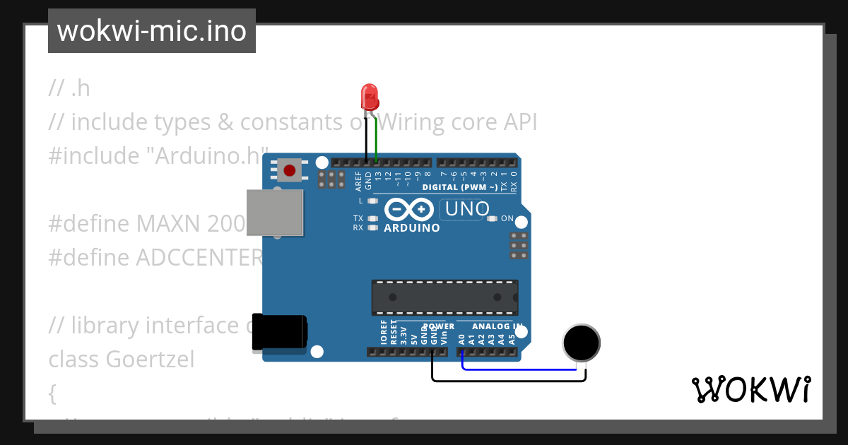 wokwi-mic.ino - Wokwi ESP32, STM32, Arduino Simulator