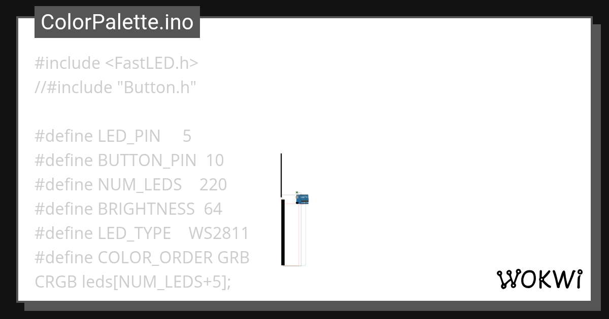 ColorPalette.ino - Wokwi ESP32, STM32, Arduino Simulator