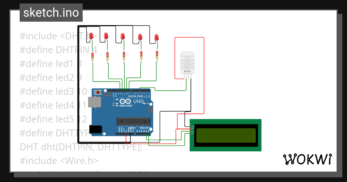 งาน 5 ออนไลน์ Wokwi Esp32 Stm32 Arduino Simulator