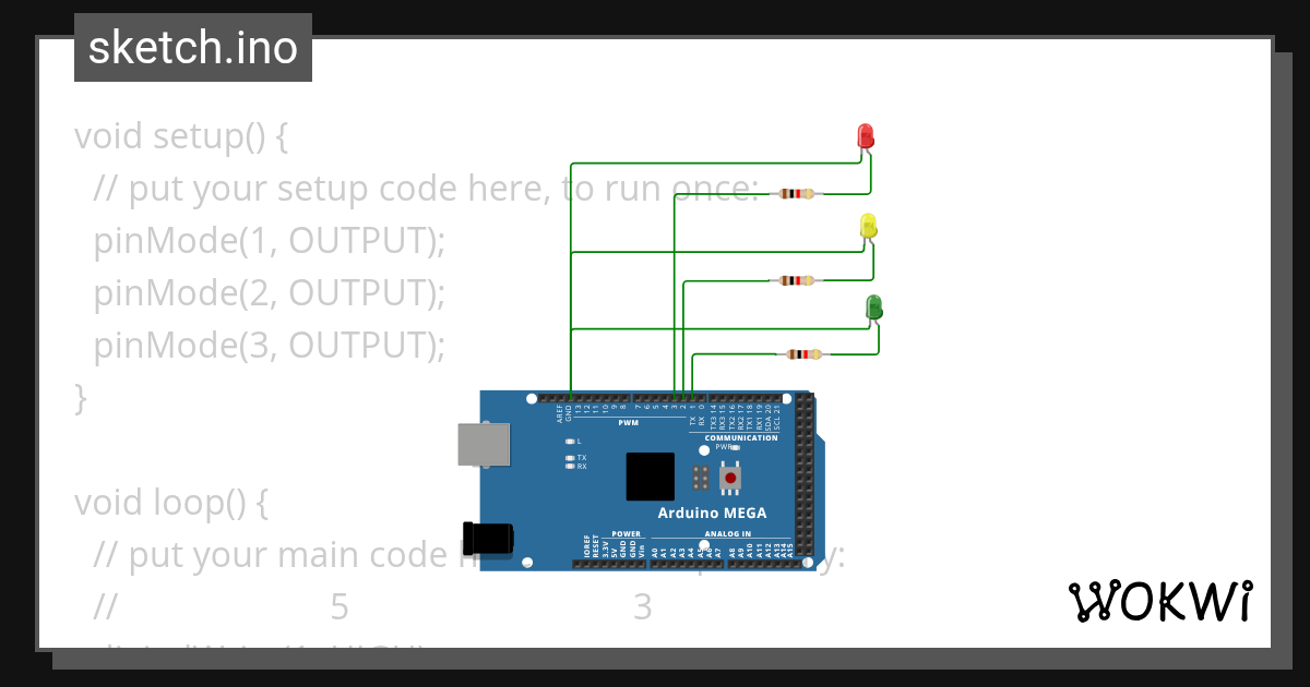 ไฟจราจล.ino - Wokwi ESP32, STM32, Arduino Simulator