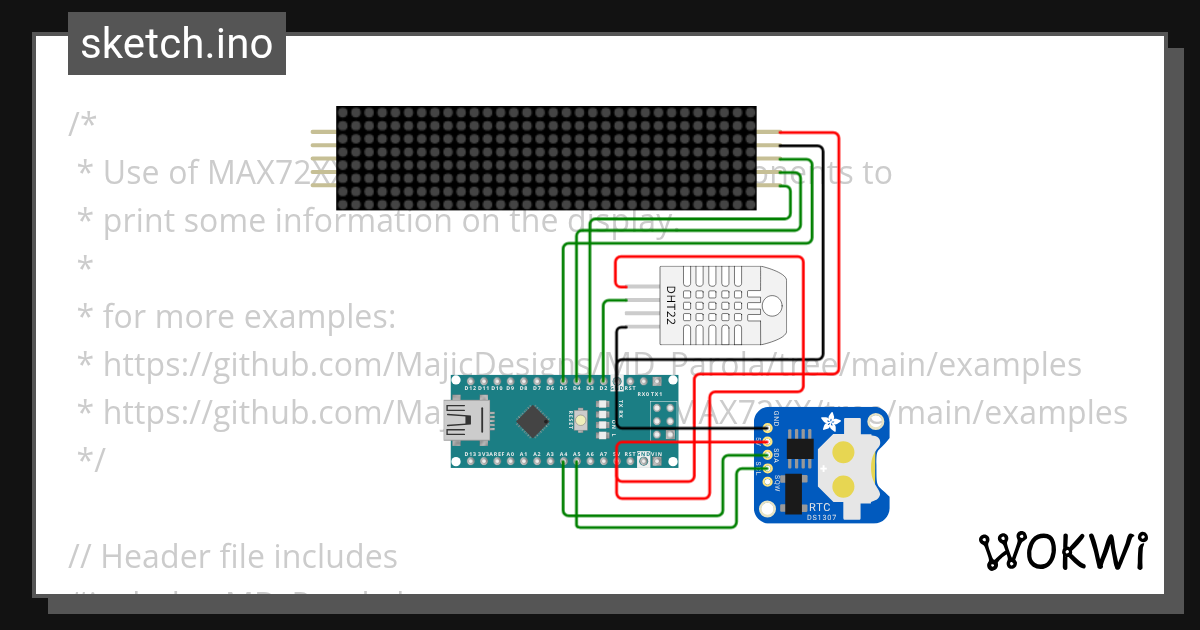 dht22-matrix - Wokwi ESP32, STM32, Arduino Simulator