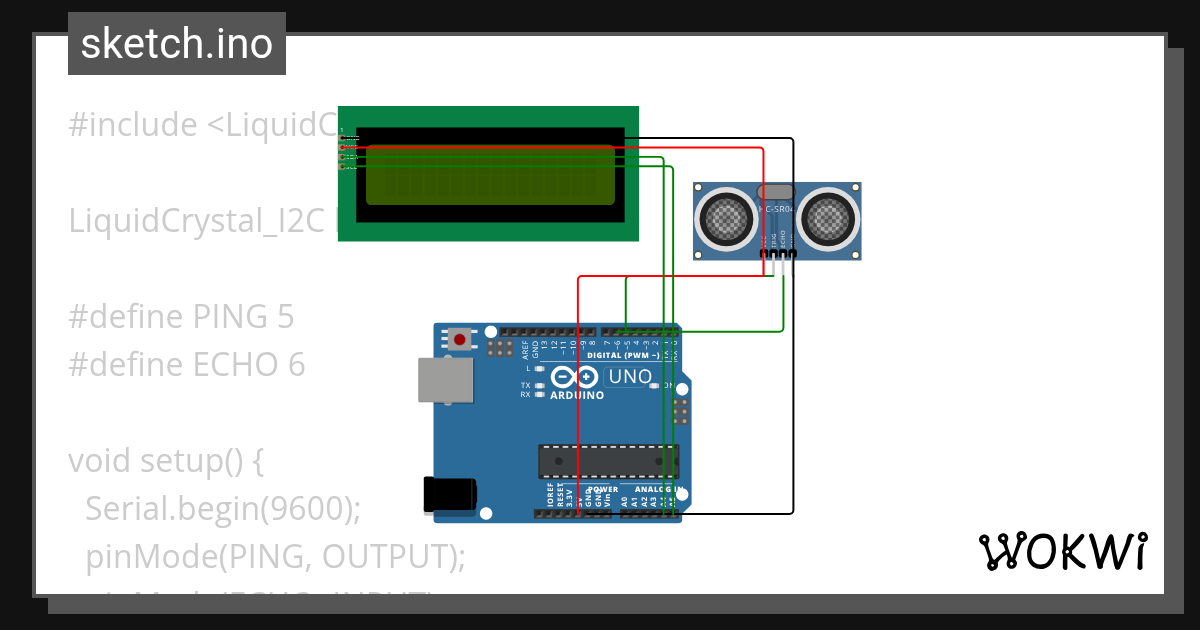 Simple Proximity Wokwi Esp32 Stm32 Arduino Simulator 4365