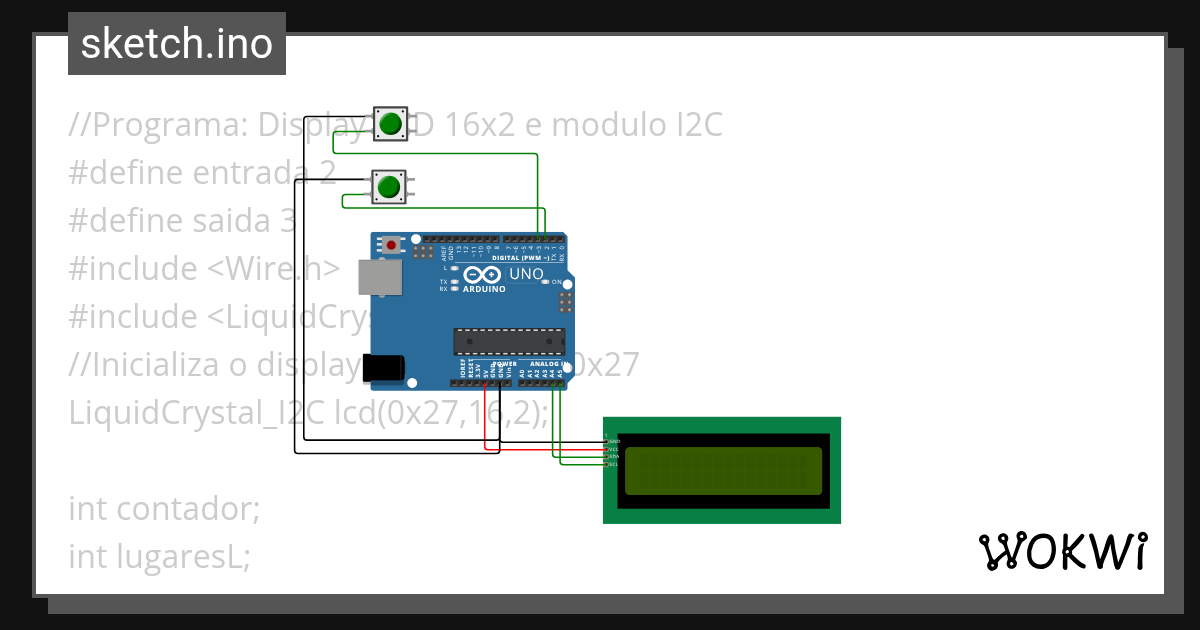 Parqueestacionamento Wokwi Esp32 Stm32 Arduino Simulator 2458
