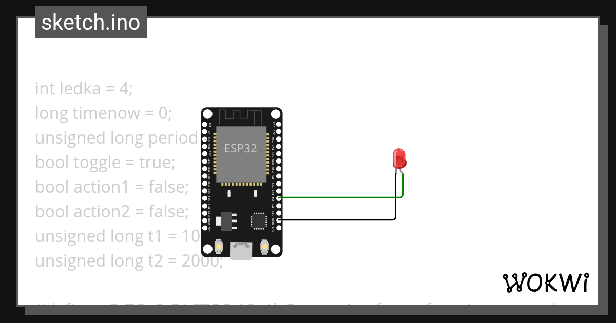 sketch.ino - Wokwi ESP32, STM32, Arduino Simulator