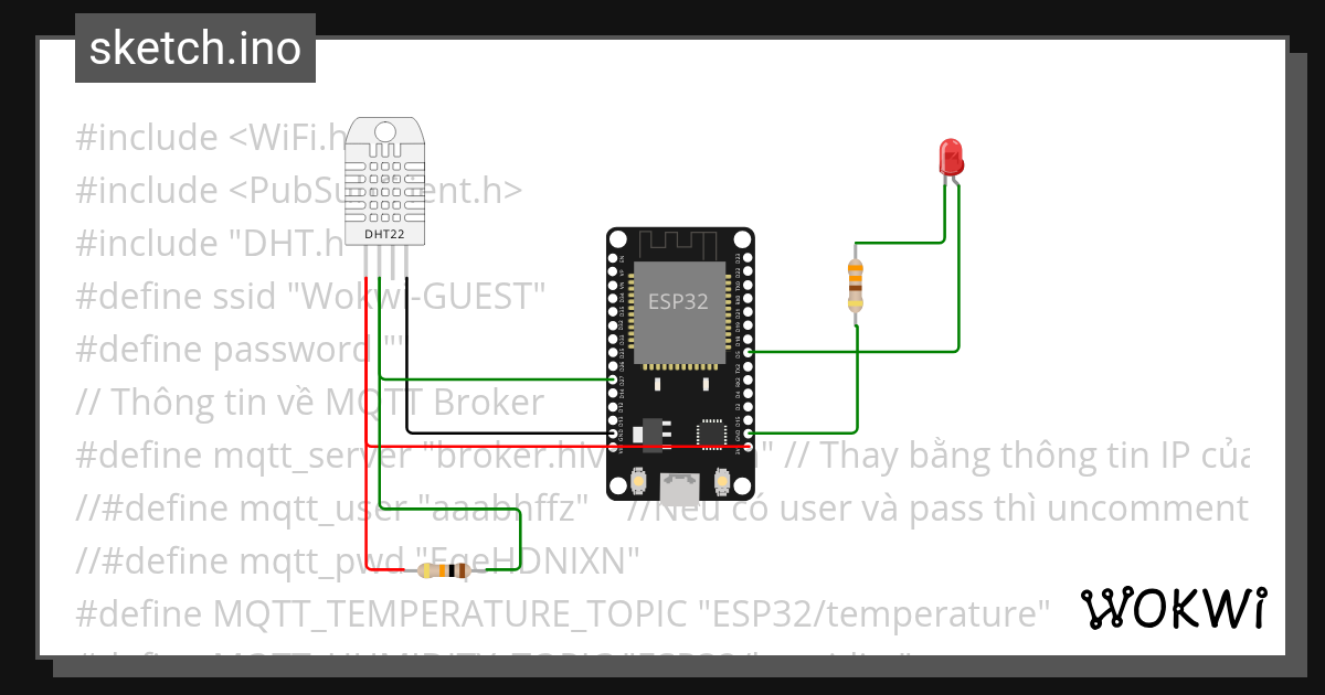 sketch.ino - Wokwi ESP32, STM32, Arduino Simulator