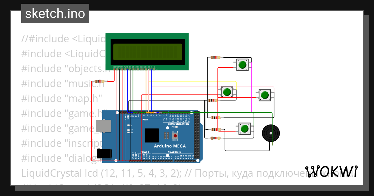 sketch.ino - Wokwi ESP32, STM32, Arduino Simulator