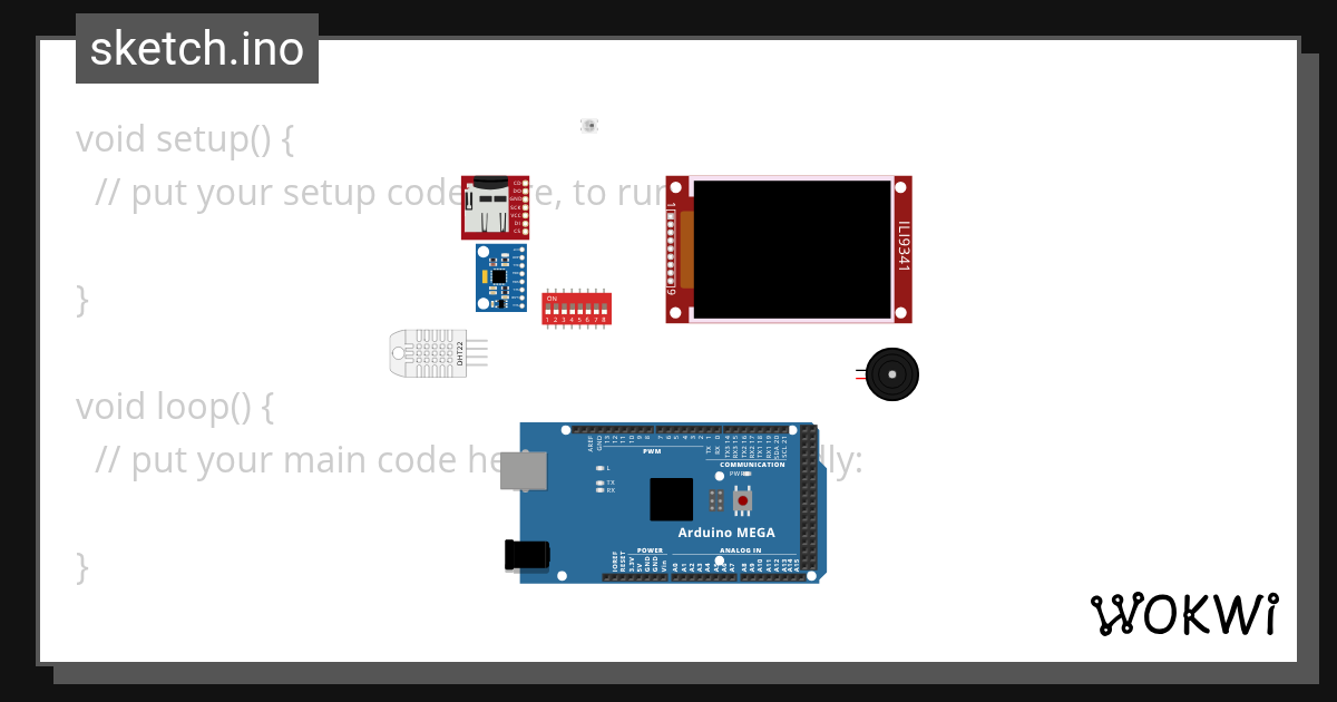 sketch.ino - Wokwi ESP32, STM32, Arduino Simulator