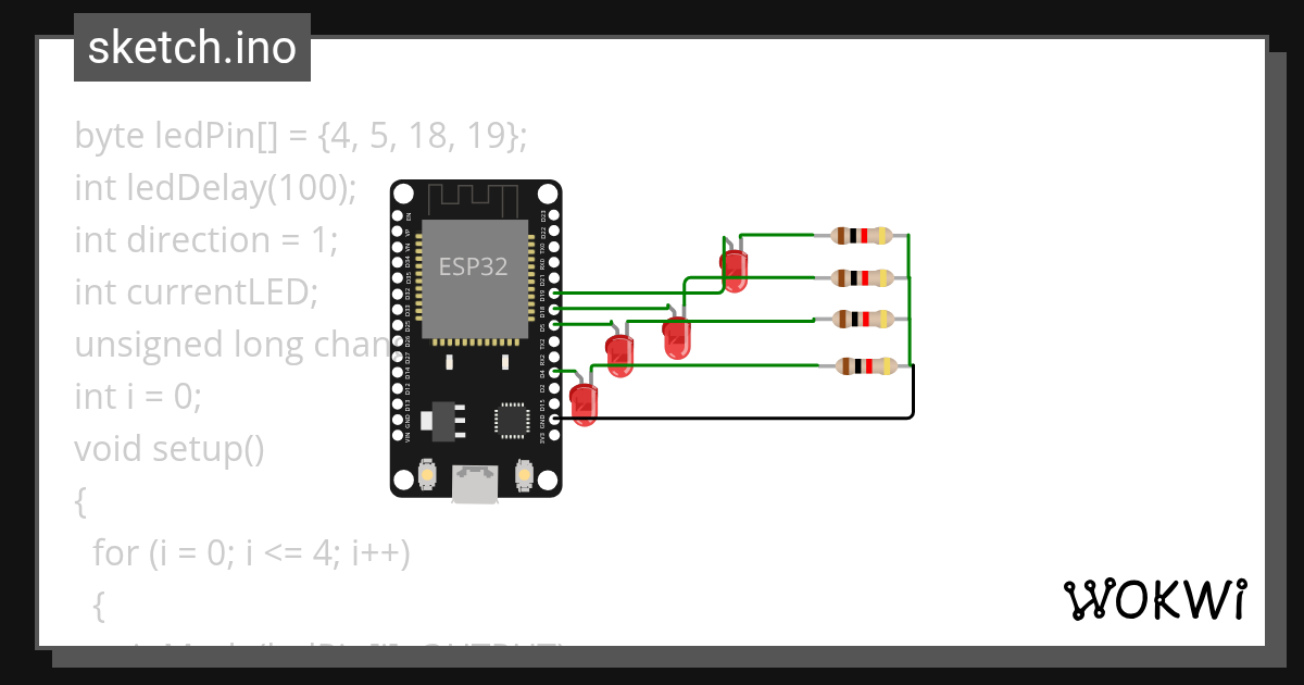Lab 2 - 1 - Wokwi ESP32, STM32, Arduino Simulator