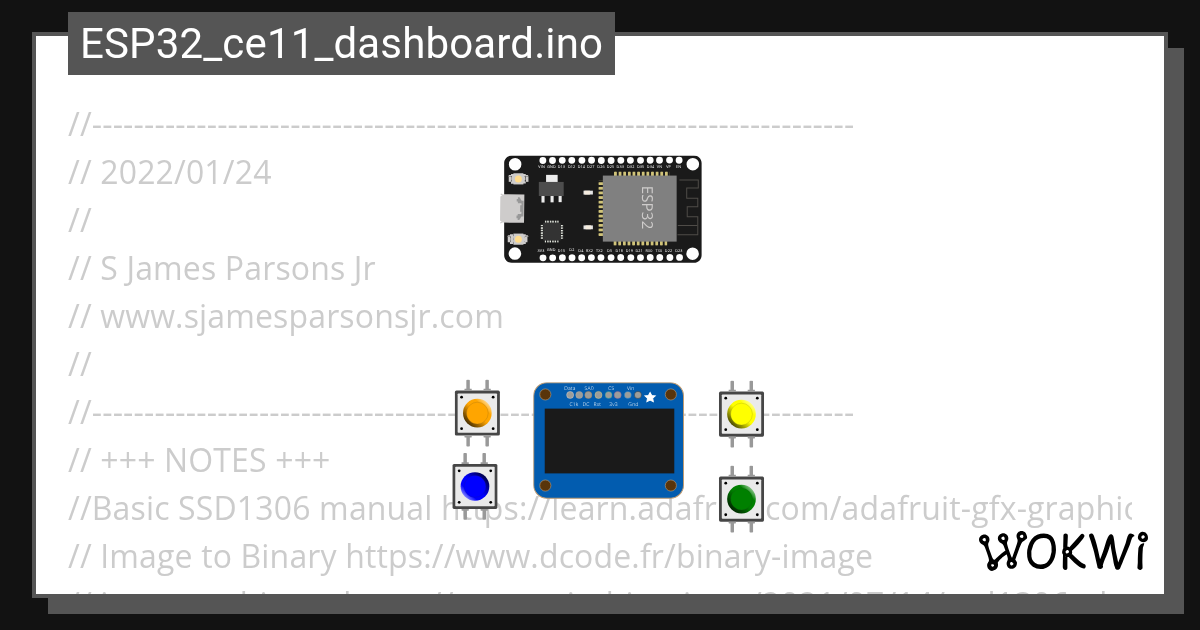 ESP32_ce11_dashboard.ino - Wokwi ESP32, STM32, Arduino Simulator