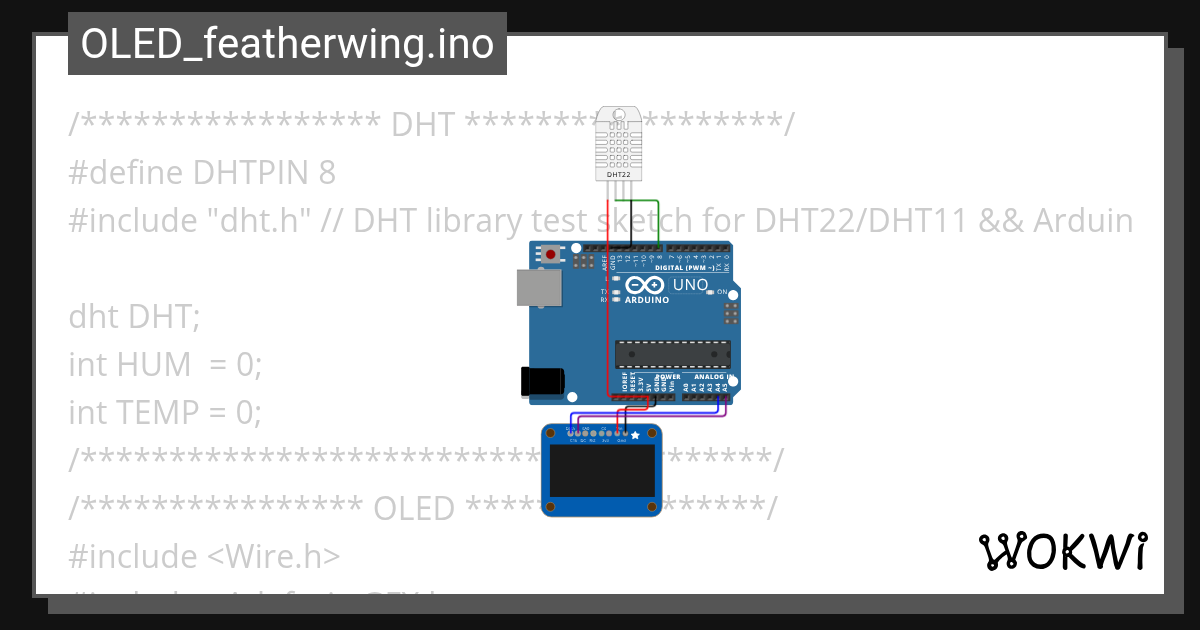 OLED_featherwing.ino - Wokwi ESP32, STM32, Arduino Simulator