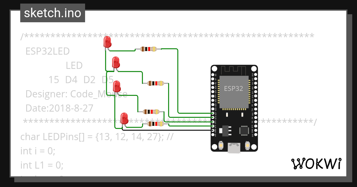 1.2-led-loop-esp32-arnuino - Wokwi ESP32, STM32, Arduino Simulator